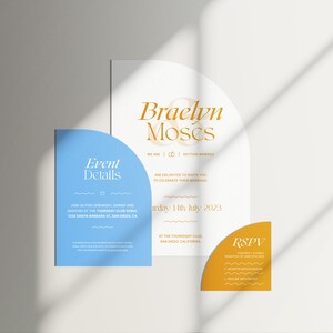 Fancy Custom Wedding Invitation for Creatives and Design Studios in ...