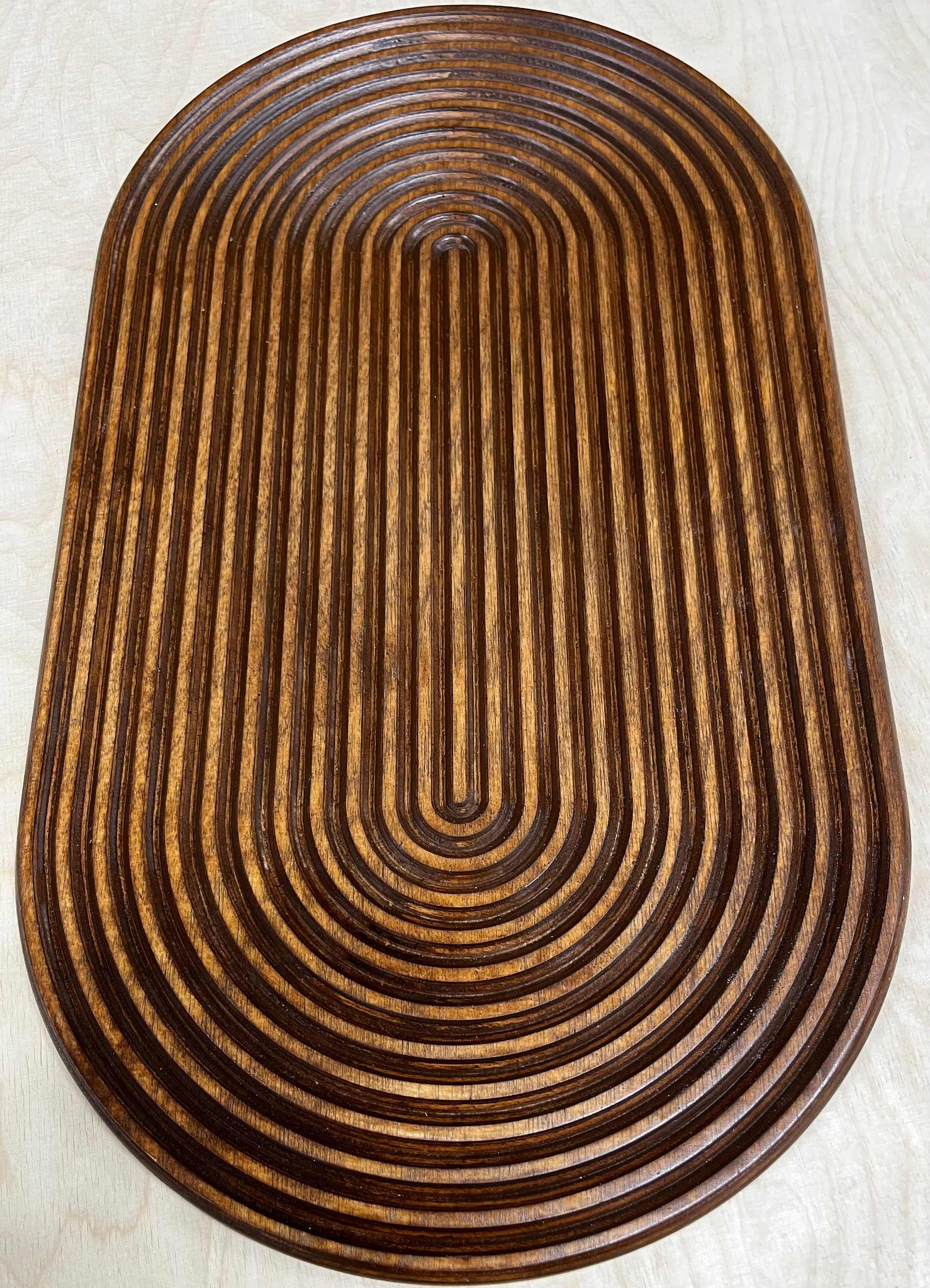 Oval Wooden Arch Tray Housewarming Decor Versatile - Etsy