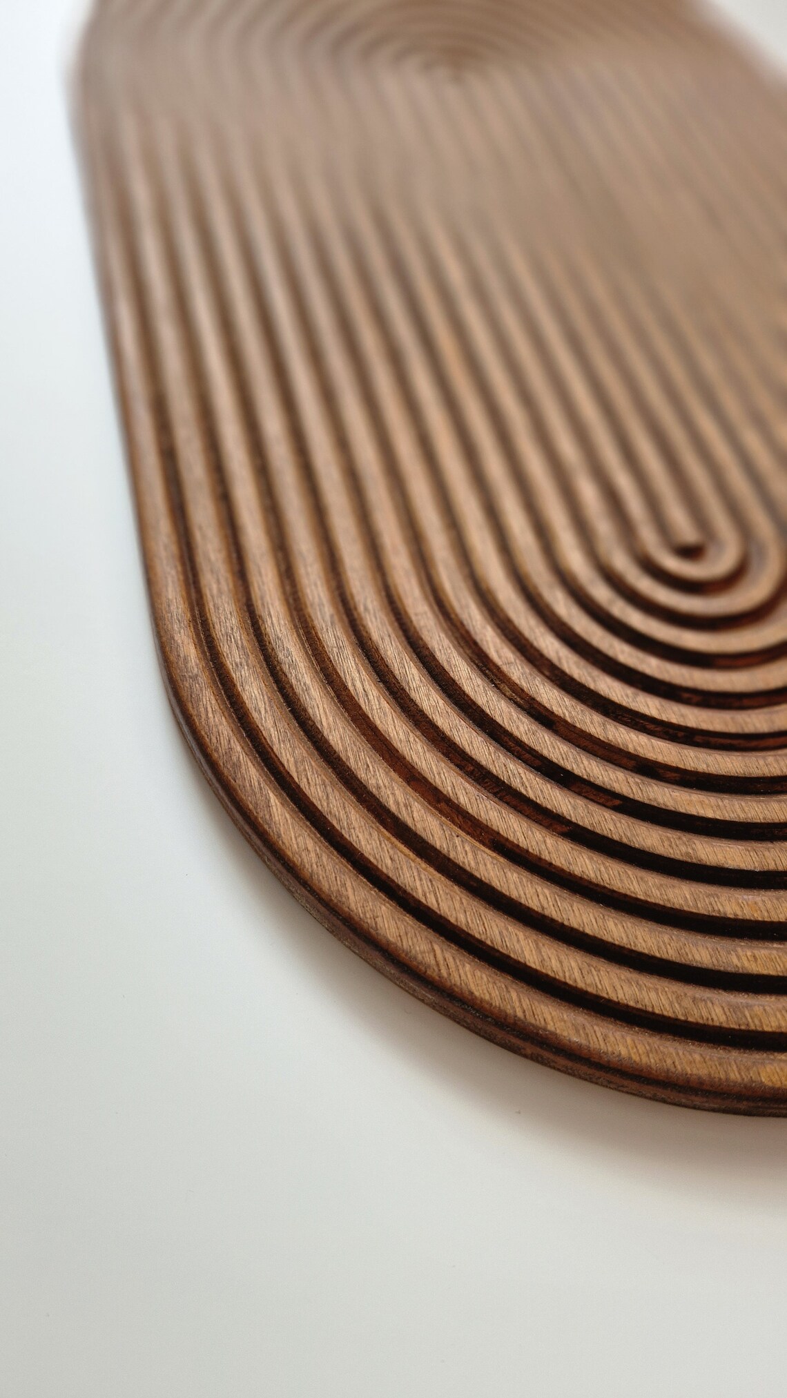 Oval Wooden Arch Tray Housewarming Decor Versatile - Etsy