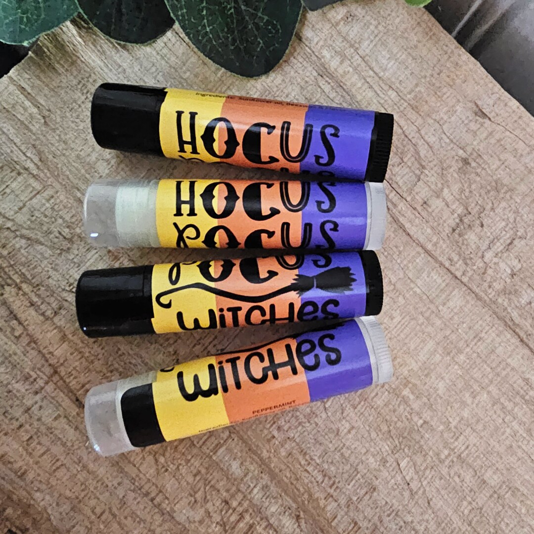 Personalized Hocus Pocus Themed Lip Balm Party Favors - Etsy