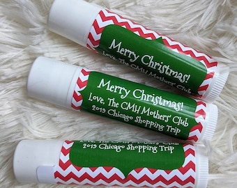 Christmas Chapstick Label - Etsy
