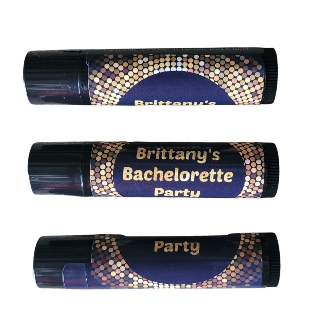 Personalized Disco Ball Lip Balm Party Favors - Etsy
