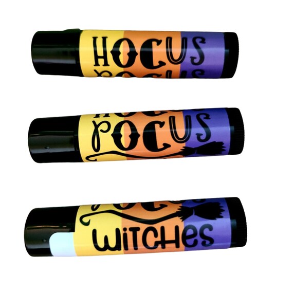 Personalized Hocus Pocus Themed Lip Balm Party Favors Set of - Etsy