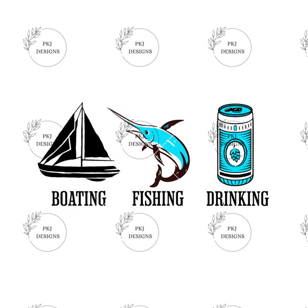 Boating Fishing Drinking SVG / Men's PNG / Mens / Files for Cricut ...