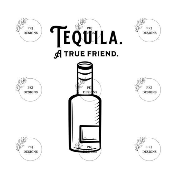 Tequila A True Friend SVG / Sublimation / PNG / Cricut / | Etsy