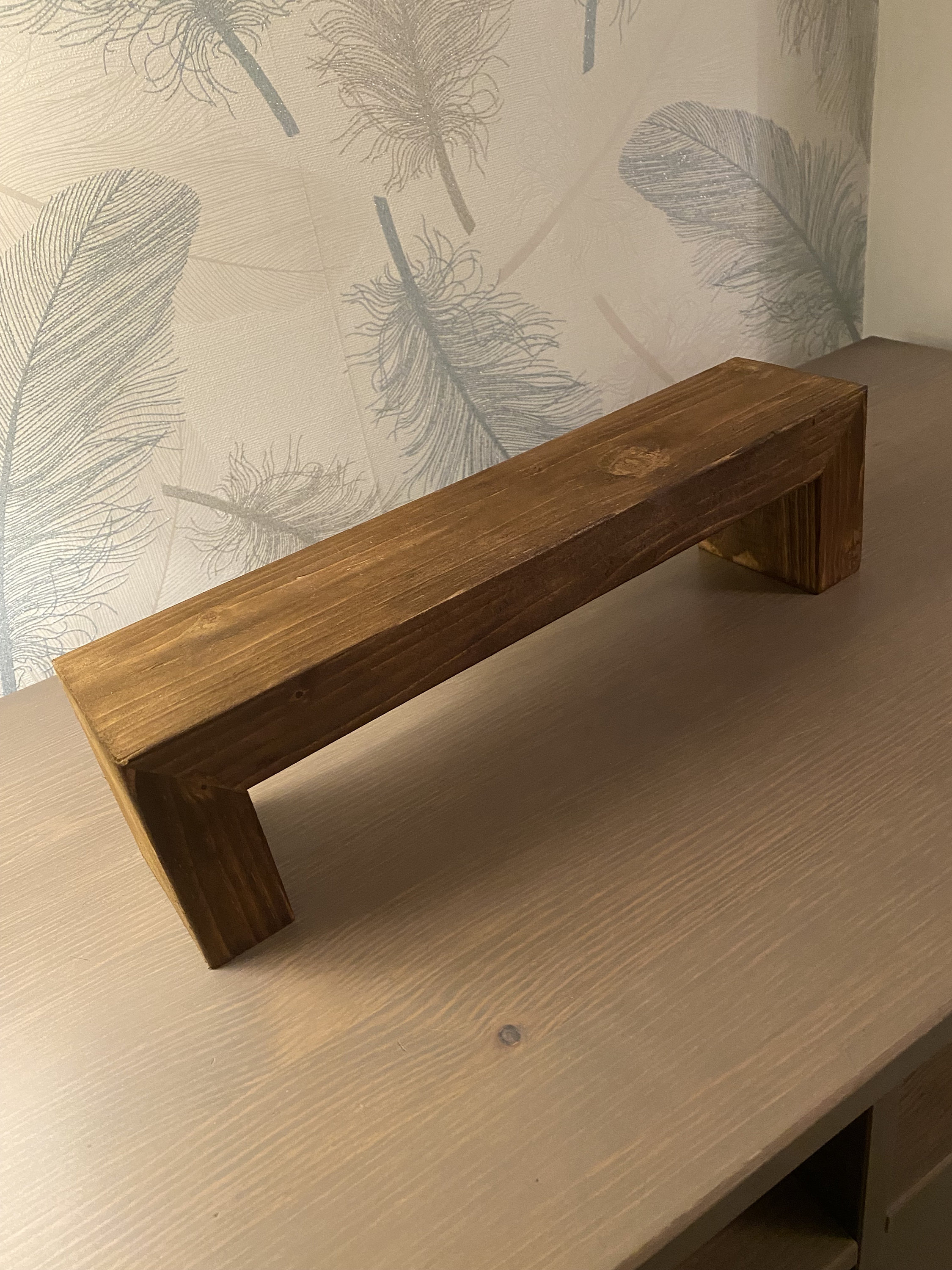 Window Riser Free Delivery Handmade Home Decor Wooden Standing Shelf ...