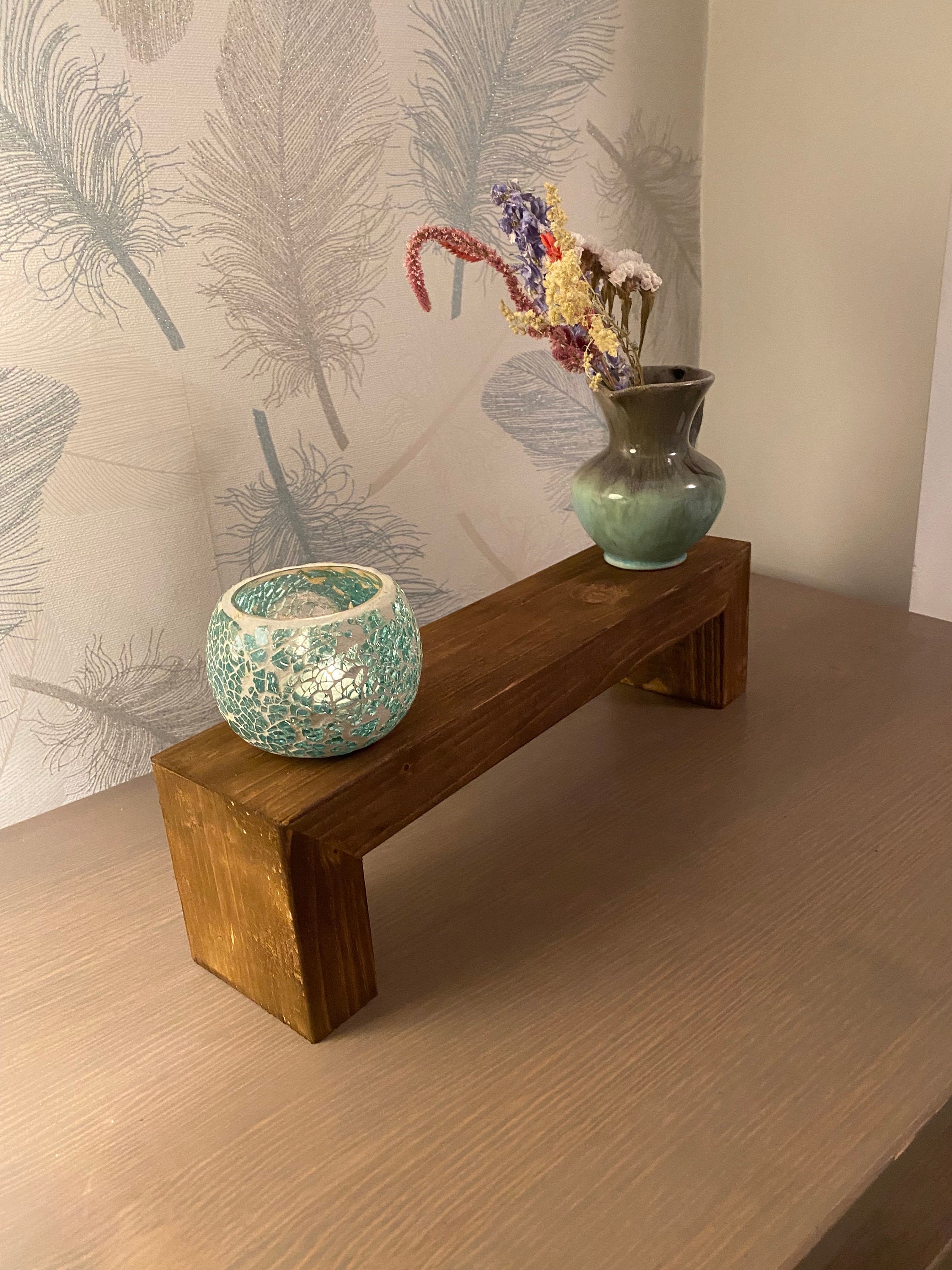 Window Riser Free Delivery Handmade Home Decor Wooden Standing Shelf ...