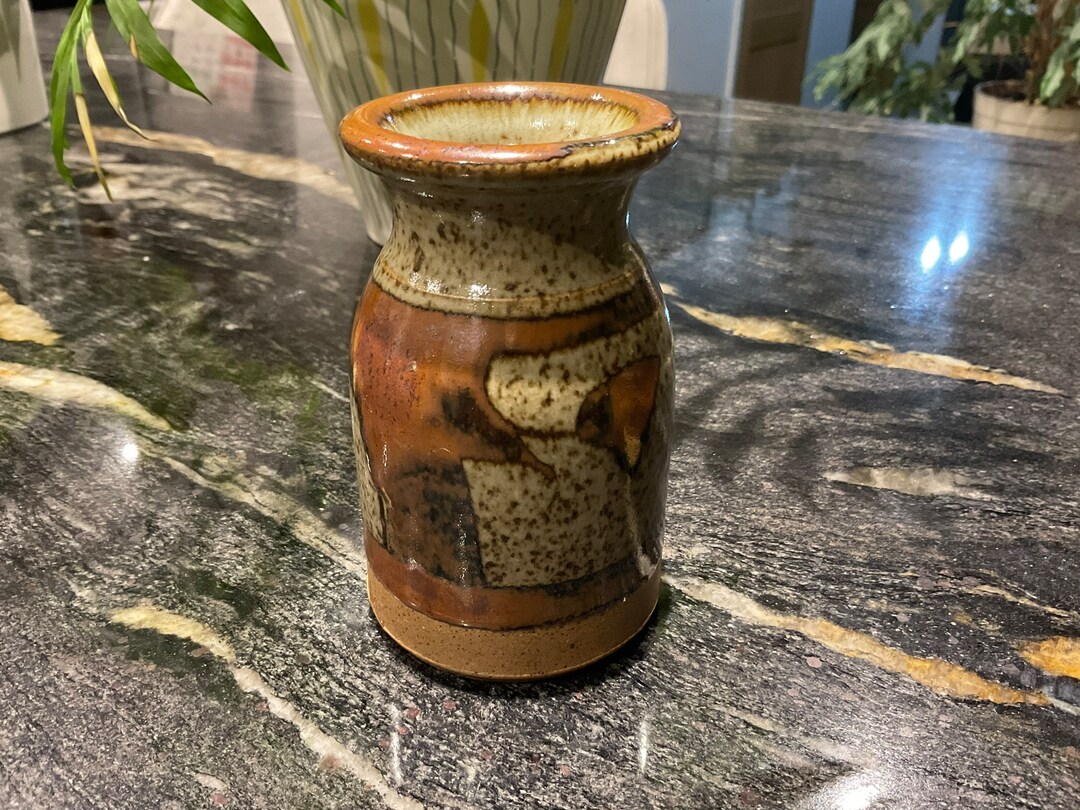Mid-century Don Glanville Studio Pottery Stoneware Vase Stamped DG ...