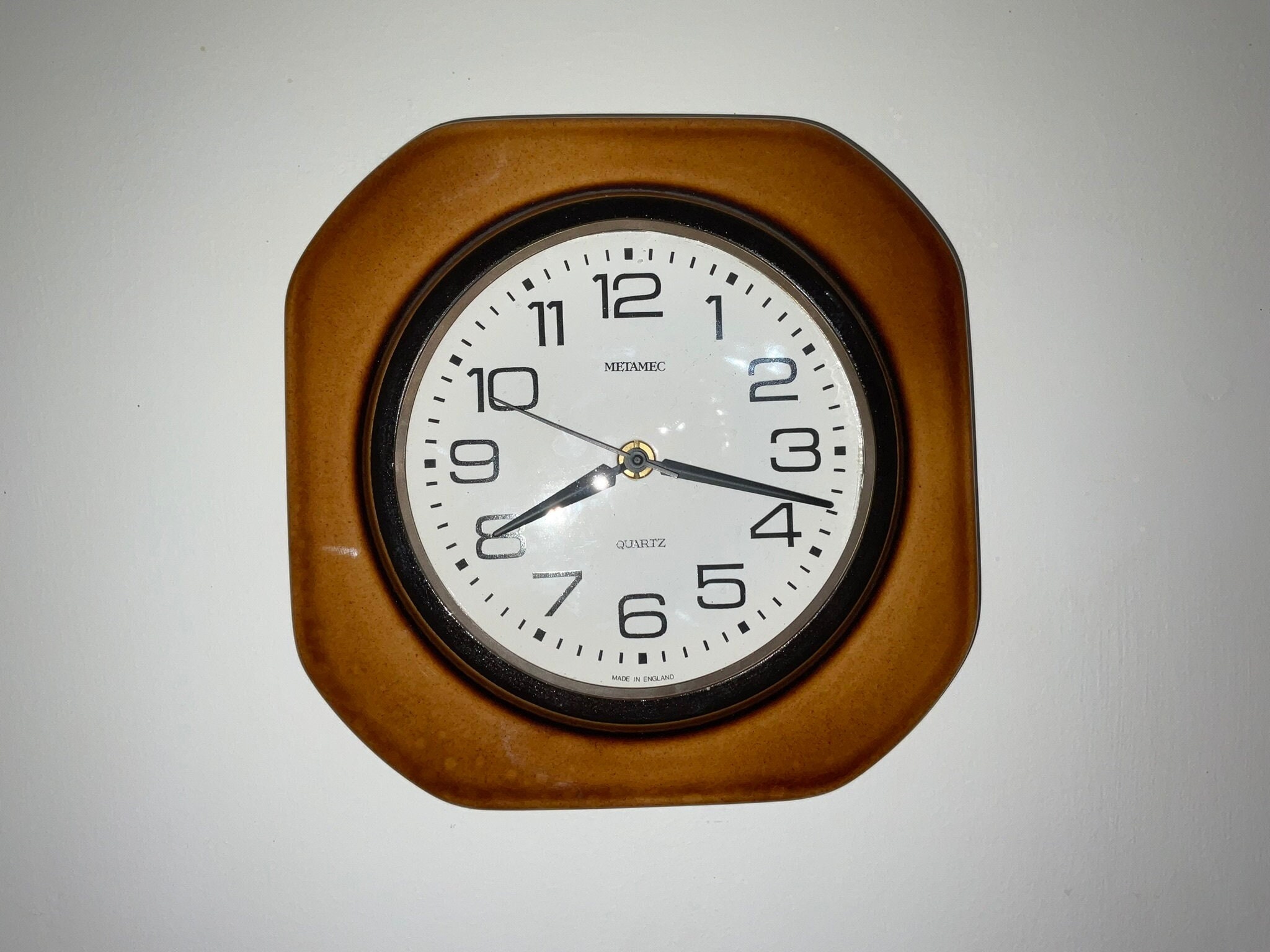 Metamec Mid Century 1980s Battery Power Brown Ochre Ceramic - Etsy
