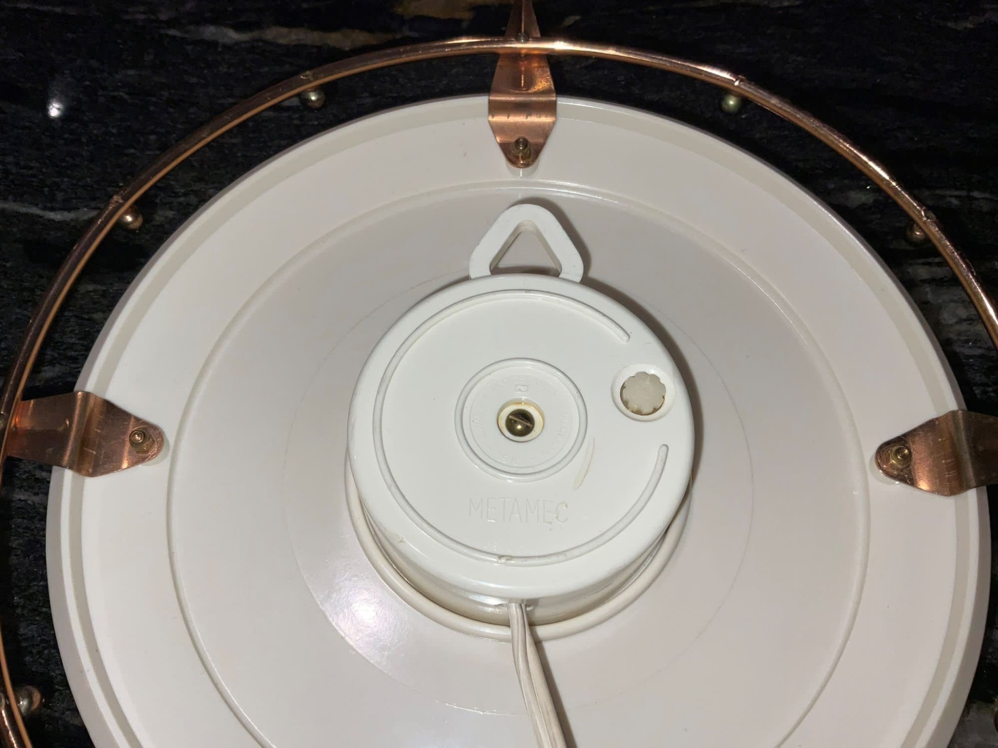 Metamec Mid Century Mains Power Sputnik Atomic Style 1960s Wall Clock ...