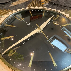 Rare Metamec Mid Century Retro Sunray / Sunburst Mains Electric Wall ...