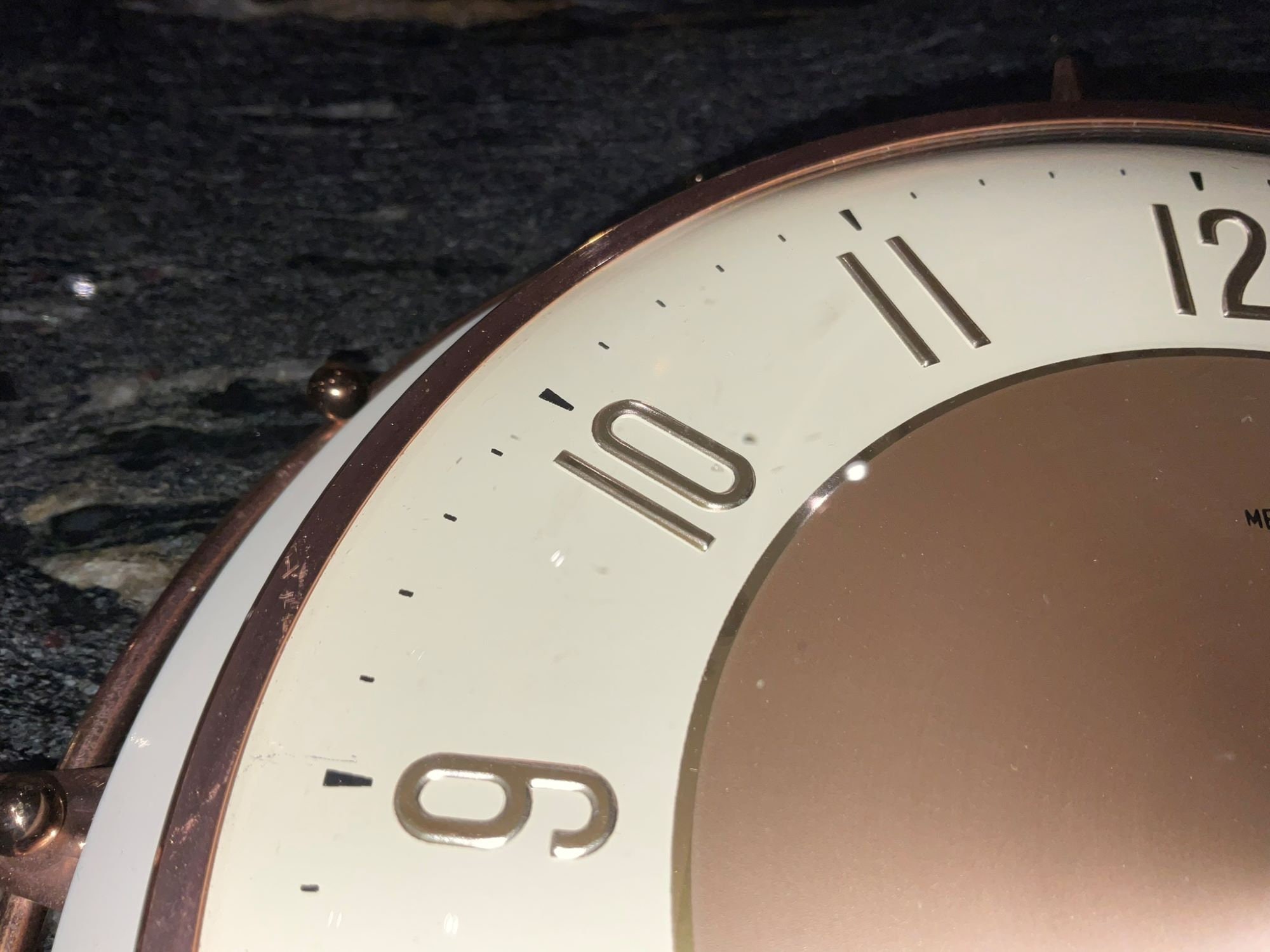 Metamec Mid Century Mains Power Sputnik Atomic Style 1960s Wall Clock ...