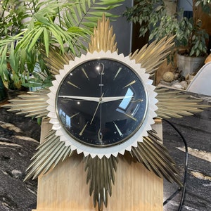 Rare Metamec Mid Century Retro Sunray / Sunburst Mains Electric Wall ...