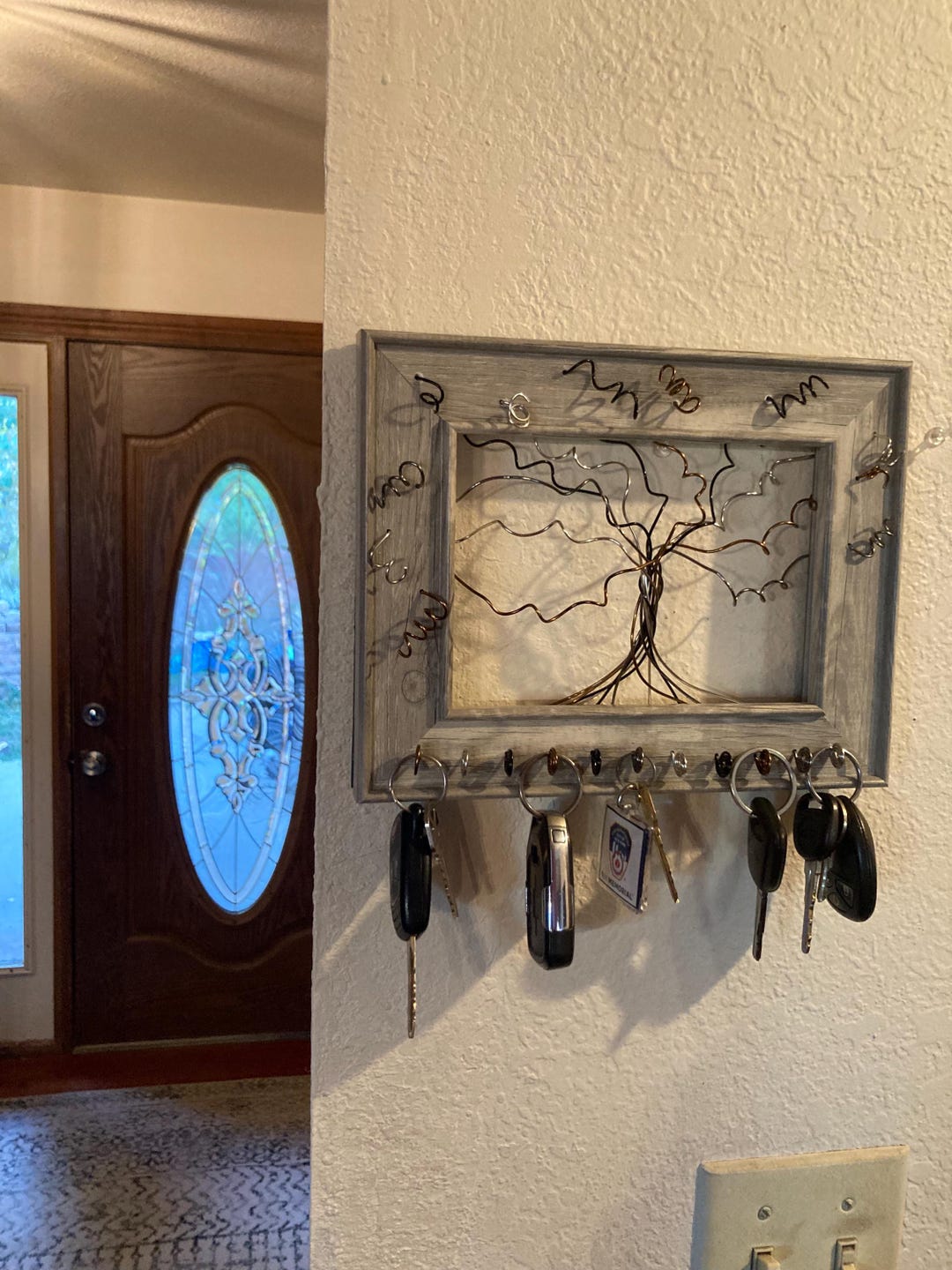 Wire Tree Key Holder - Etsy