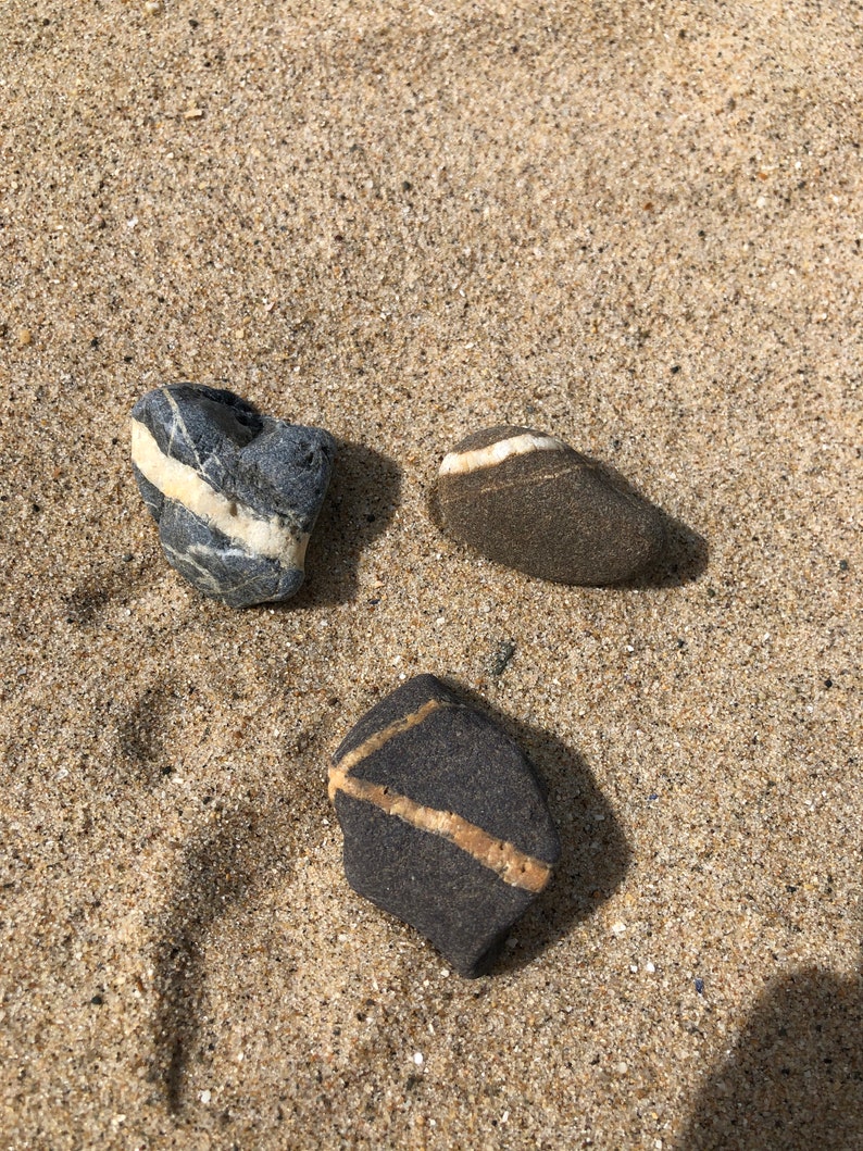 3 Irish Wishing Stone (no.23) Sea Stone Irish Lucky Stone Celtic ...