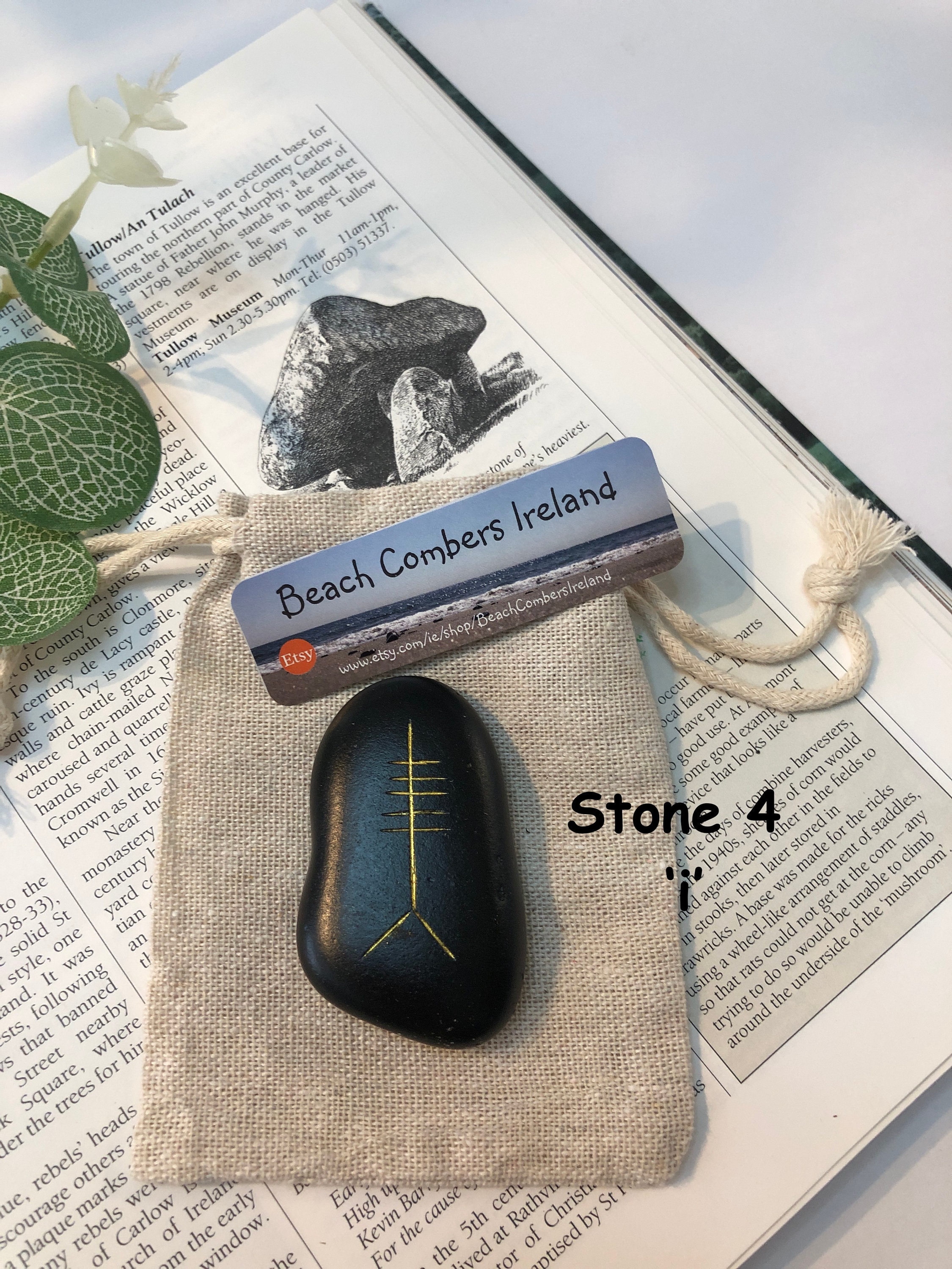 Ogham Irish Luck Stones Hand Engraved With the Ancient Irish Script ...