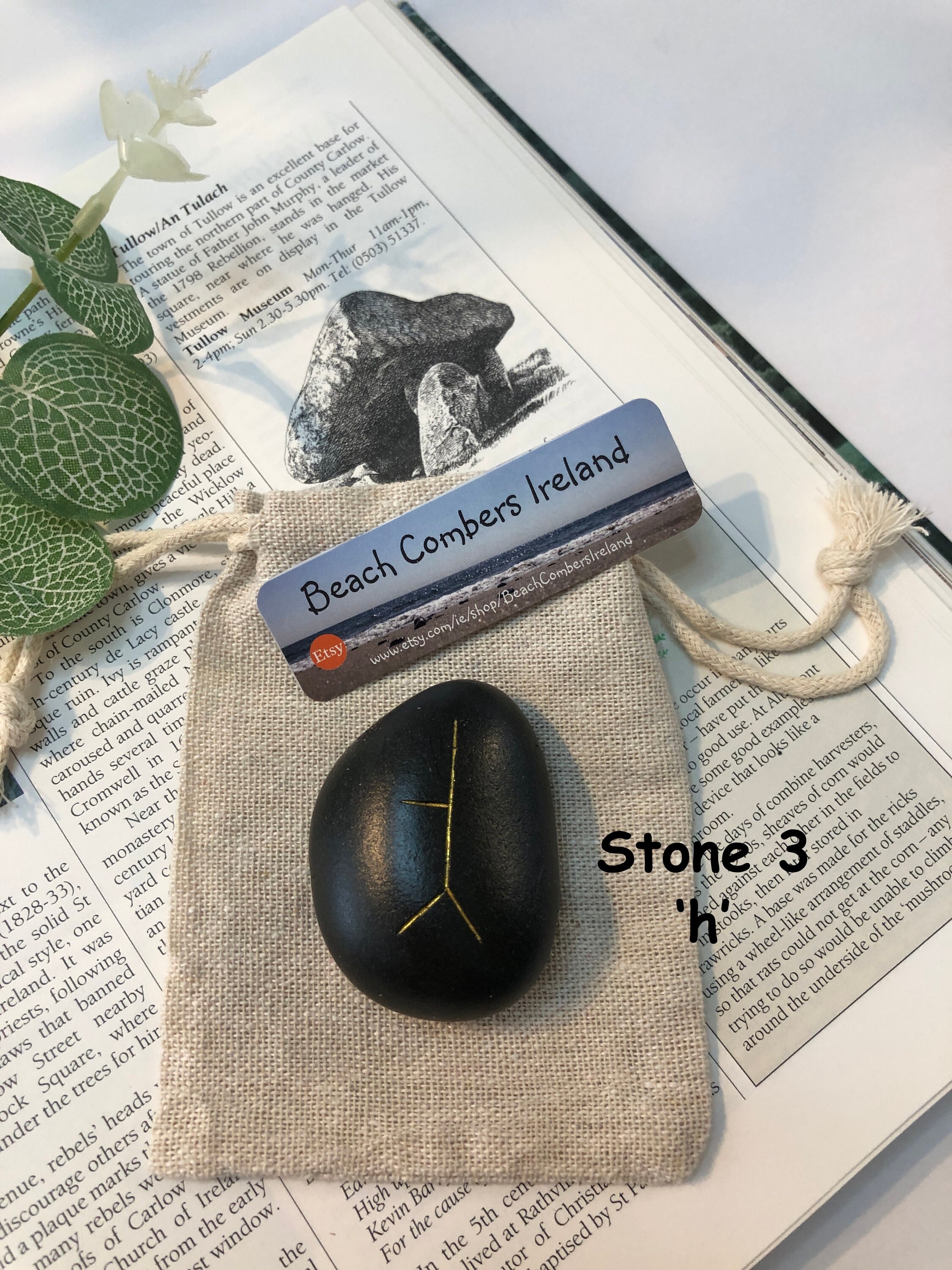 Ogham Irish Luck Stones Hand Engraved With the Ancient Irish Script ...