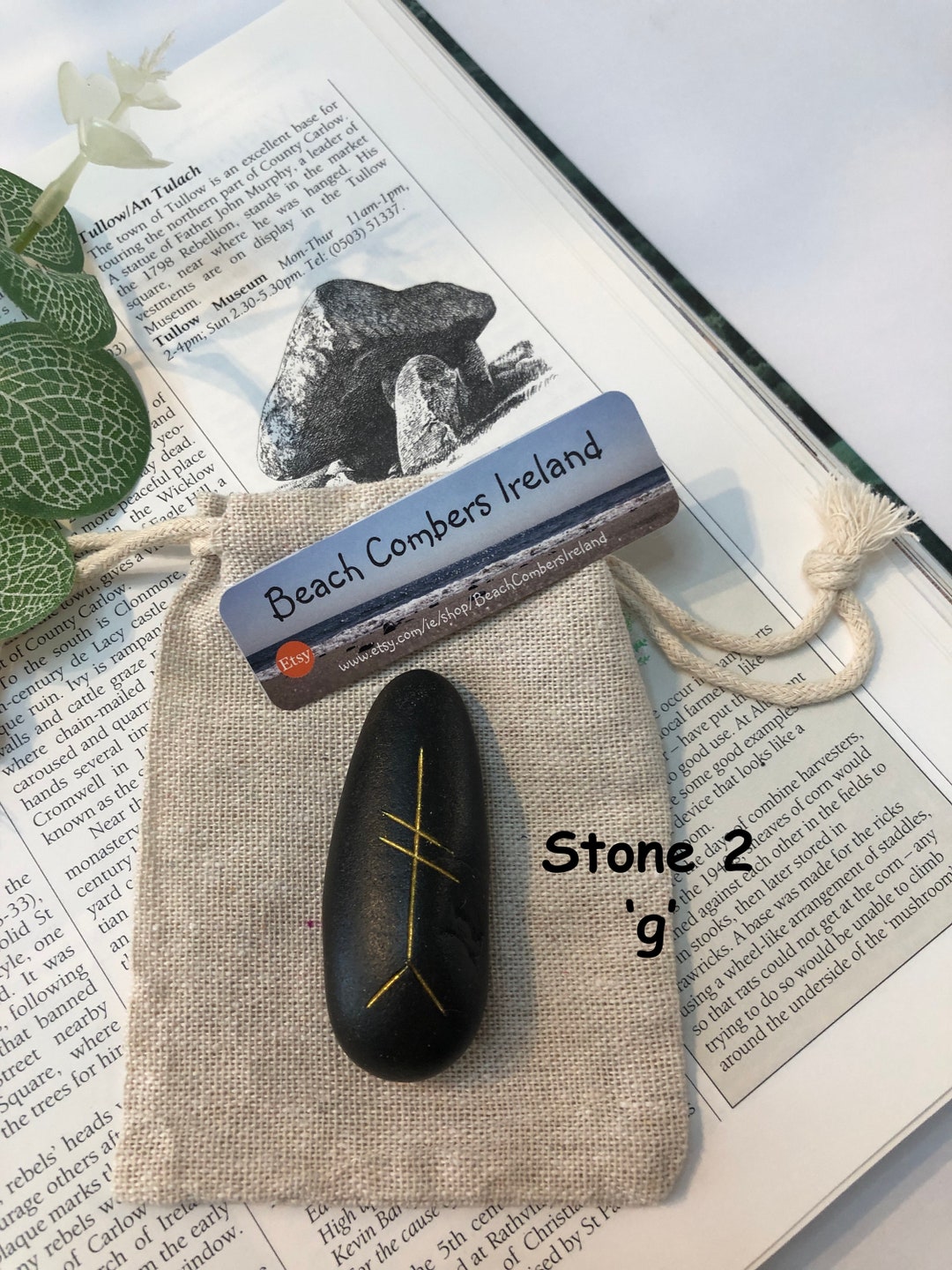 Ogham Irish Luck Stones Hand Engraved With the Ancient Irish Script ...