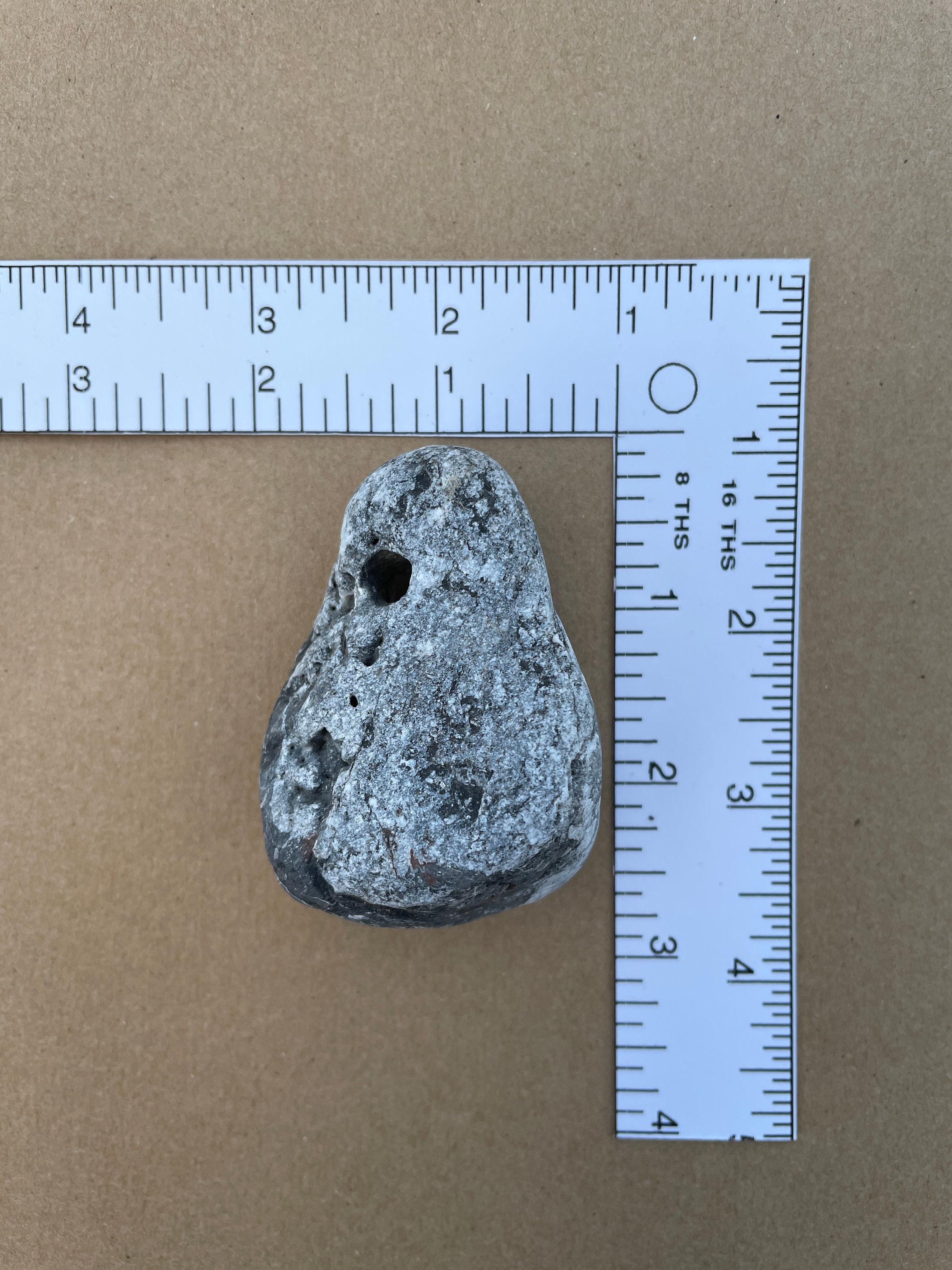 Magic Irish Hag Stone no.36, Odin Stone, Fairy Stone, Witch Stone ...