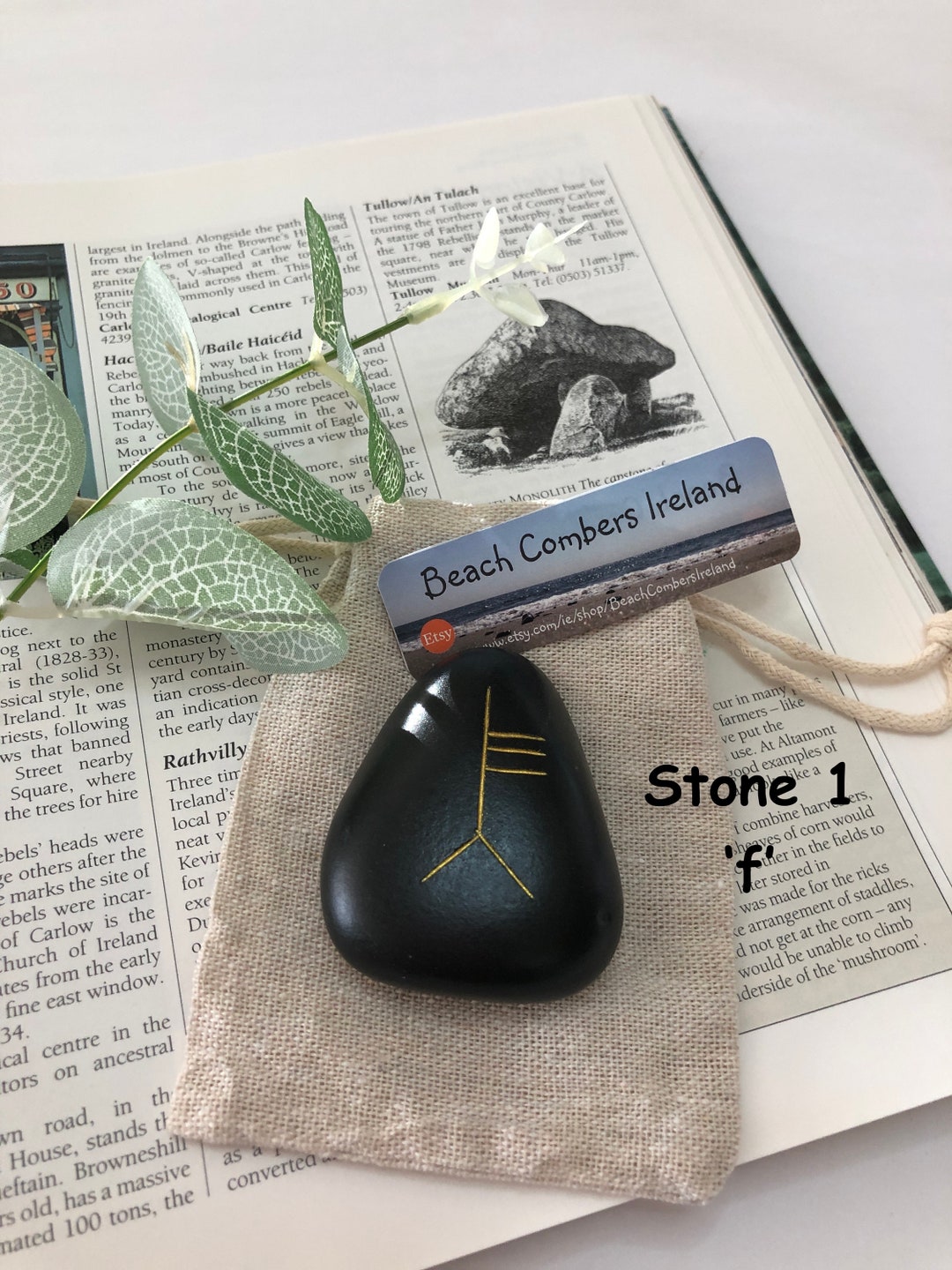 Ogham Irish Luck Stones Hand Engraved With the Ancient Irish Script ...