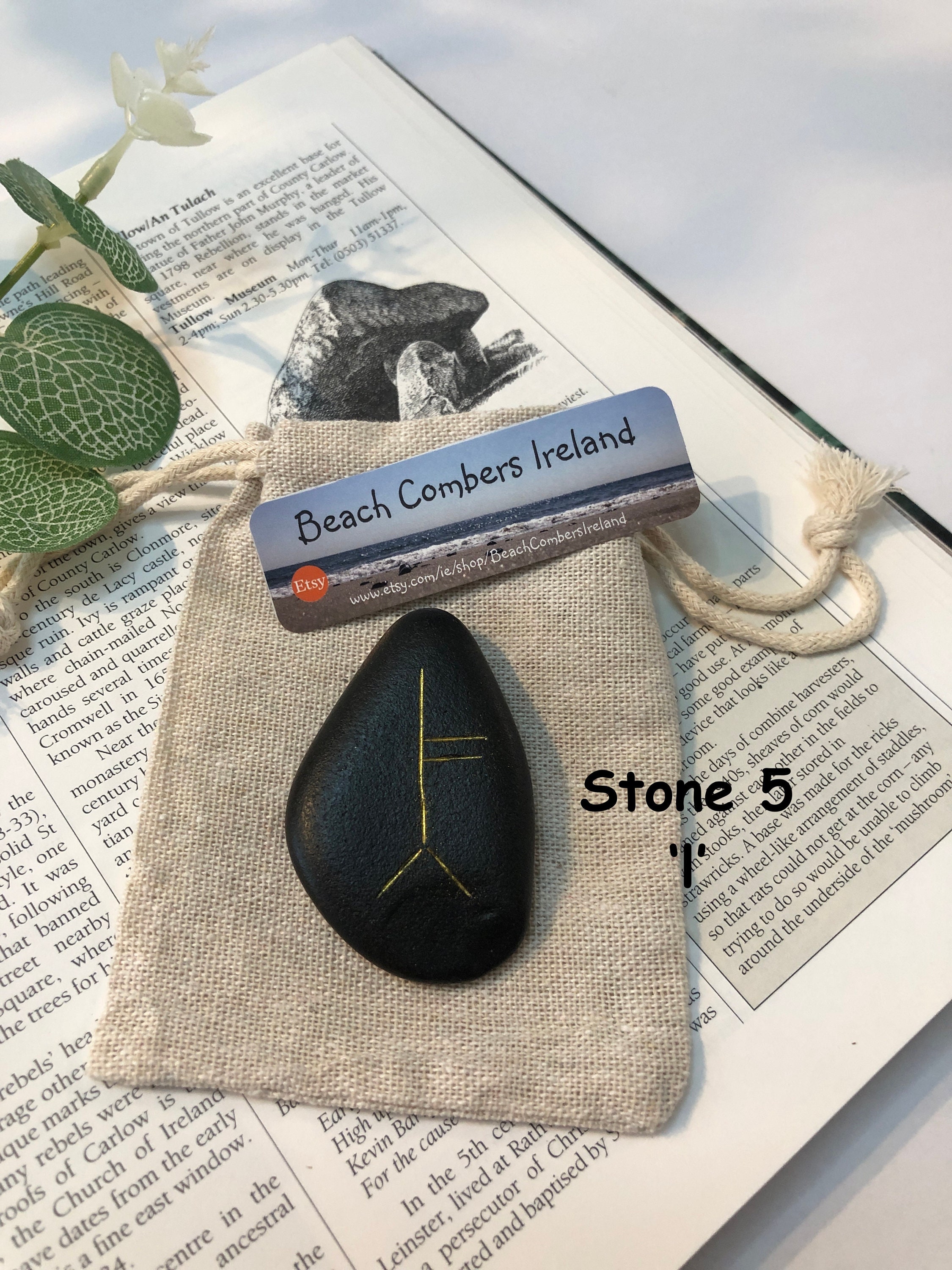 Ogham Irish Luck Stones Hand Engraved With the Ancient Irish Script ...