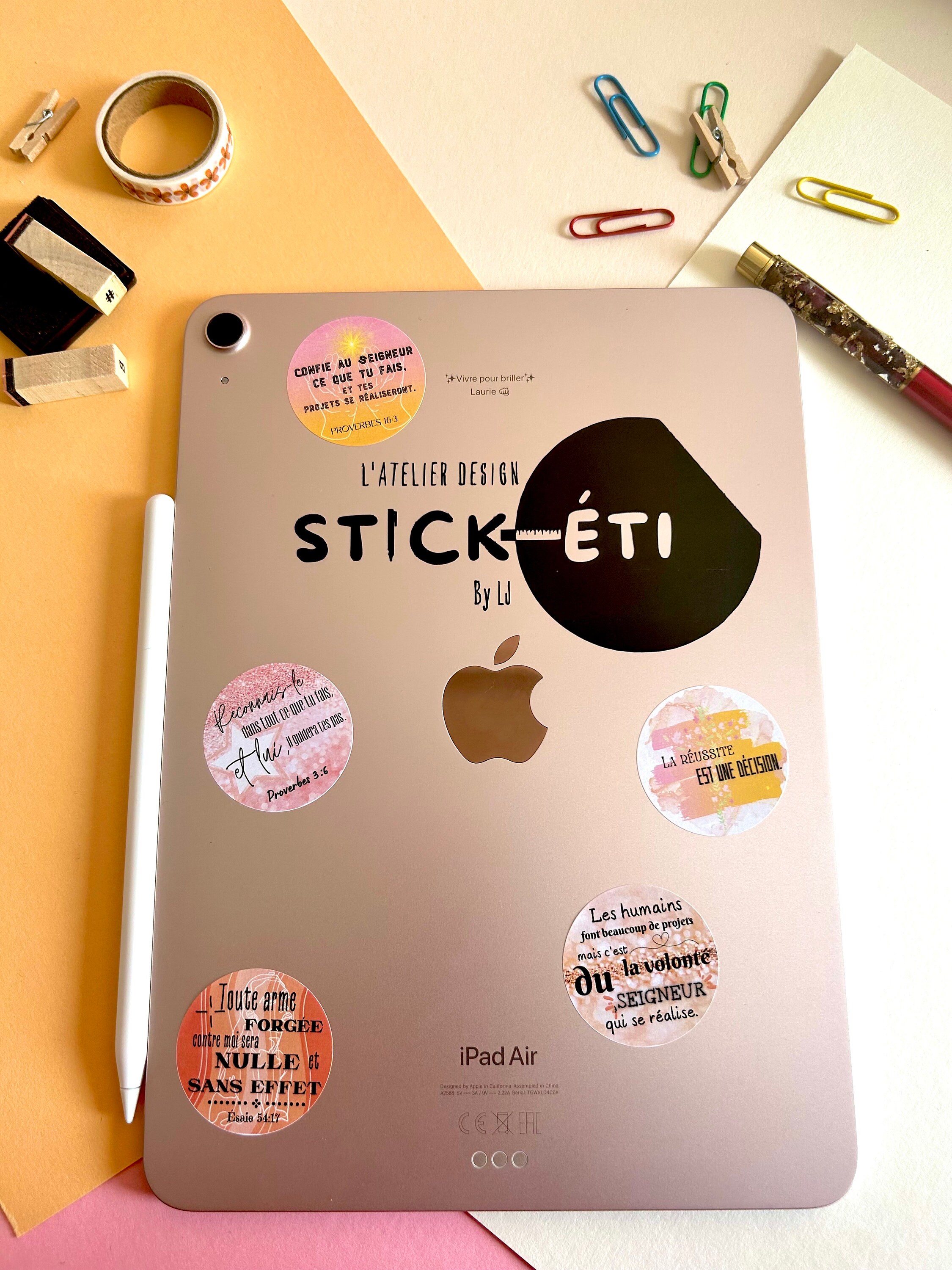 Stickers/ Self-adhesive Labels Christian Bible Verse Sticker Sheet ...