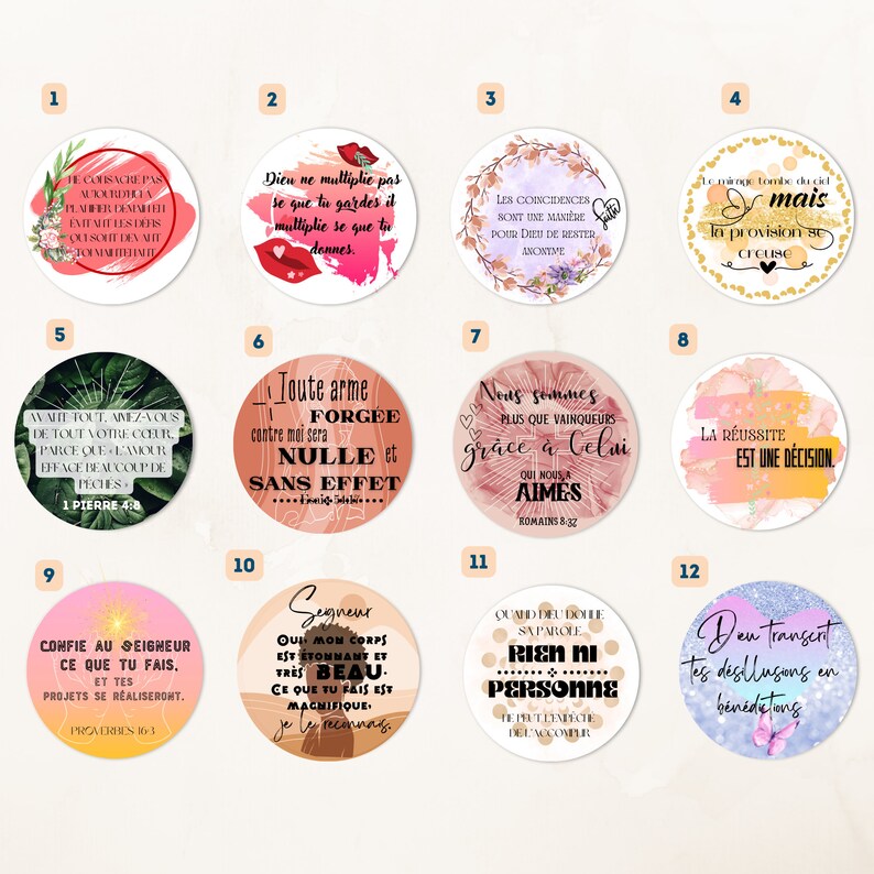 Stickers/ Self-adhesive Labels Christian Bible Verse Sticker Sheet ...