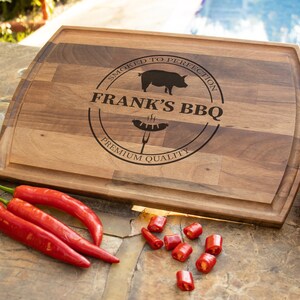 Custom BBQ Board, BBQ Cutting Board, Personalized Cutting Board, Custom ...