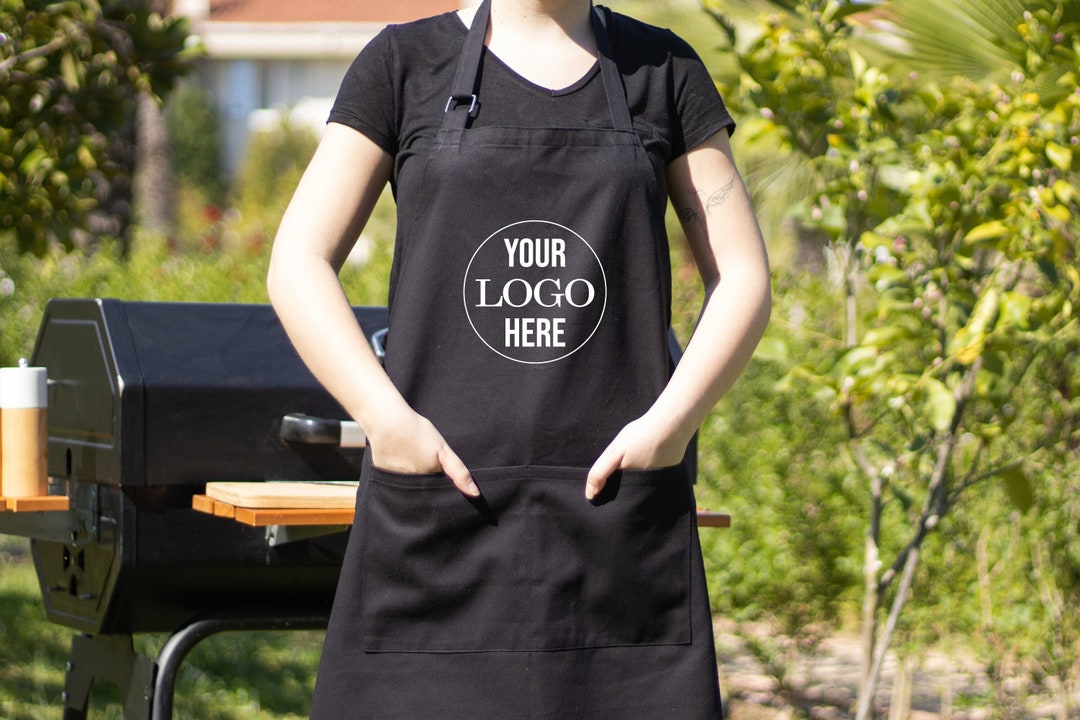 Logo Apron, Personalized Apron, Custom Apron, Kitchen Apron, Cooking ...