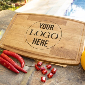 Logo Cutting Board, Engraved Cutting Board With Logo, Custom Cutting ...