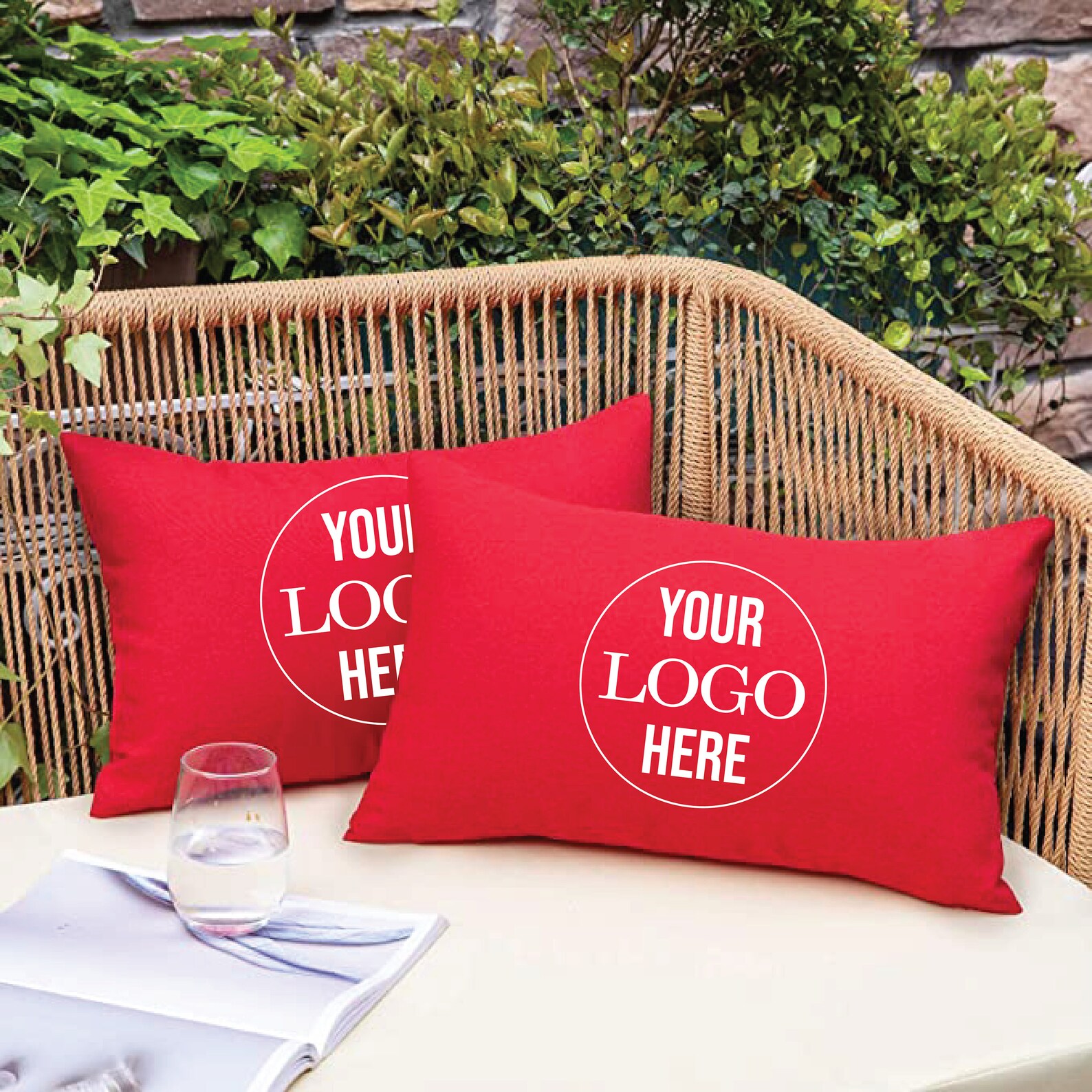 Logo Pillow Personalized Logo Pillow Custom Logo Pillow - Etsy