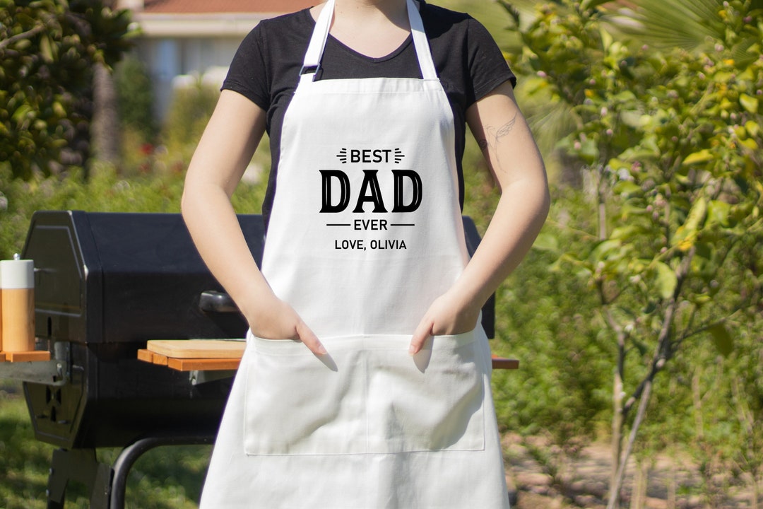Custom Apron, Father's Day Apron, Apron for Dad, Apron for Men, Father ...