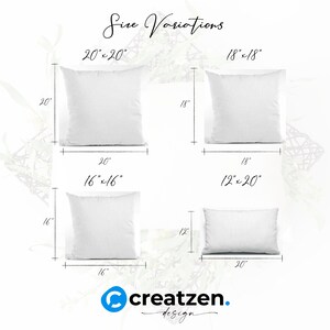 Personalized Name Pillow, Family Pillow Covers, Custom Family Cushion ...