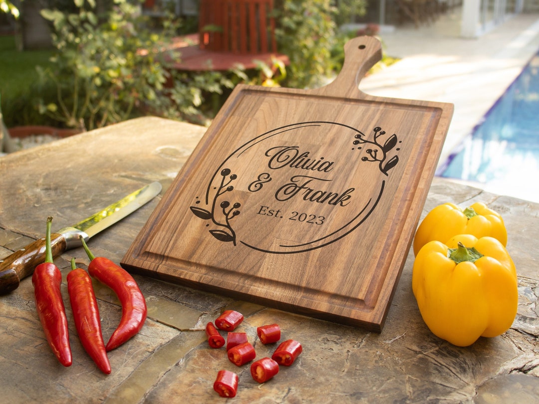 Custom Cutting Board, Couple Cutting Board, Custom Wedding Gift ...
