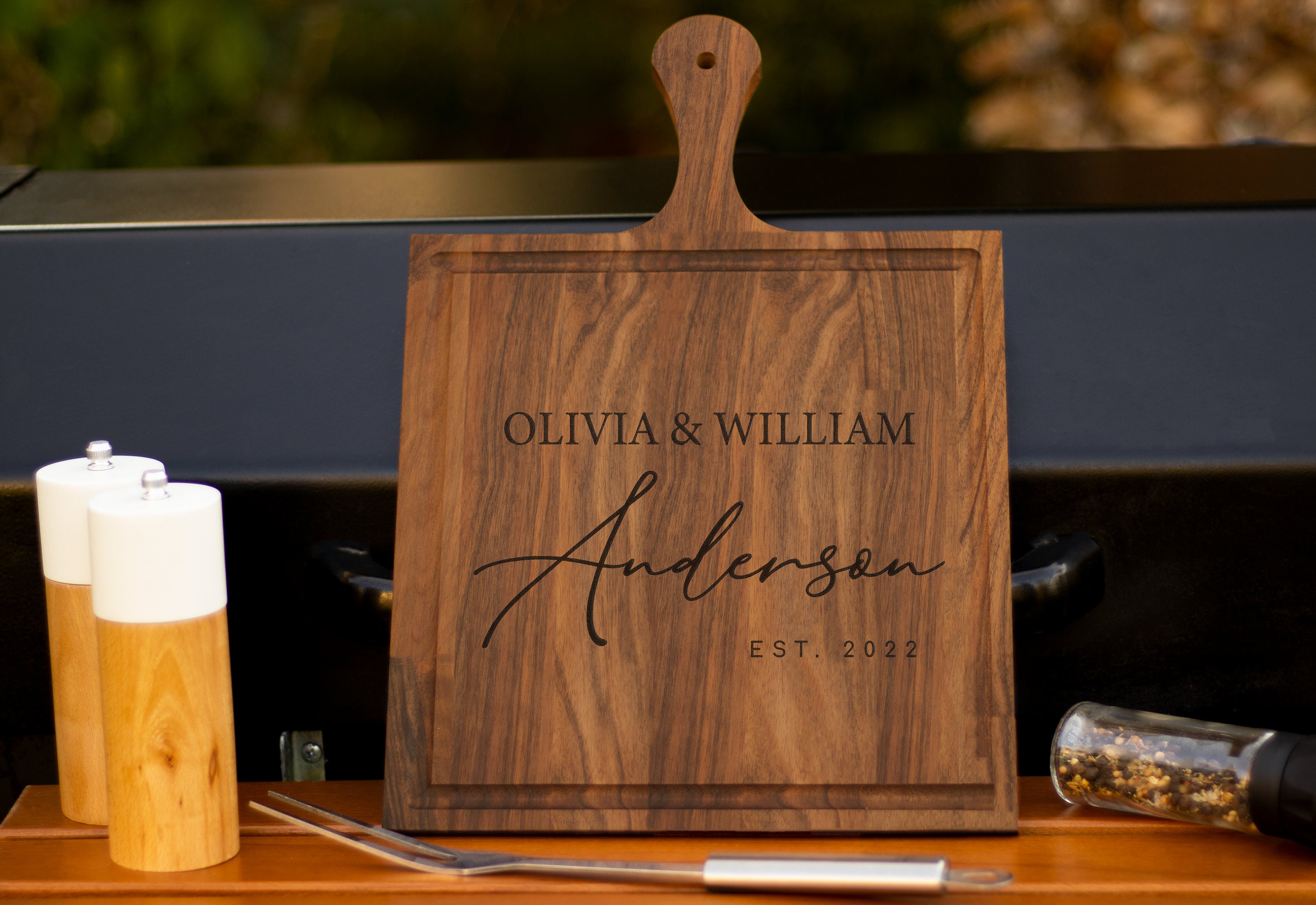 Custom BBQ Board BBQ Cutting Board Personalized Cutting - Etsy