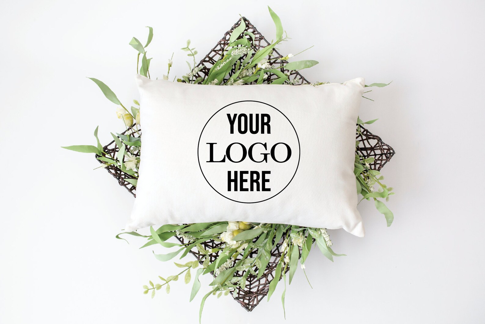 Logo Pillow Personalized Logo Pillow Custom Logo Pillow - Etsy