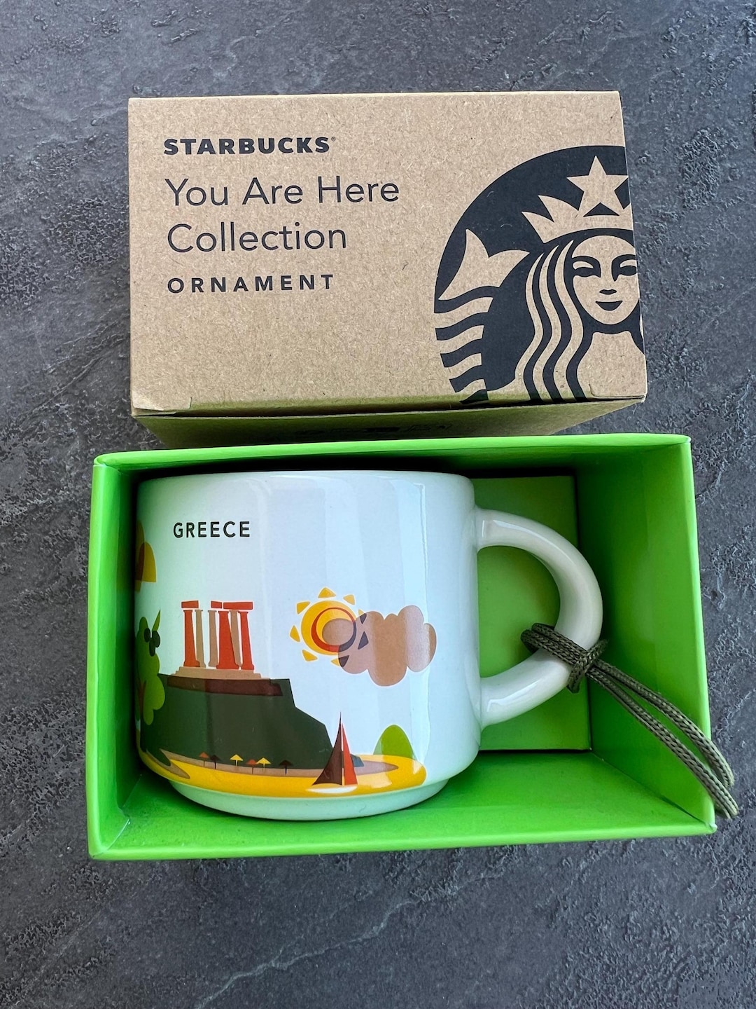 Starbucks You Are Here Greece Espresso Shot Coffee Ornament Mug 59ml ...