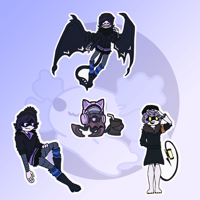 Murderdrones Stickers Etsy
