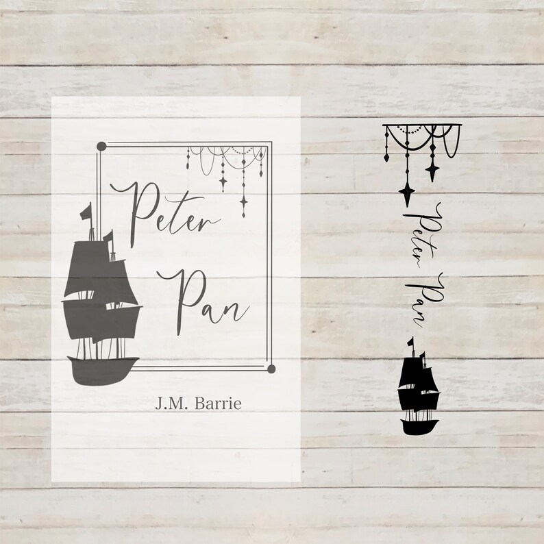 Peter Pan Book Cover Digital Download - Etsy