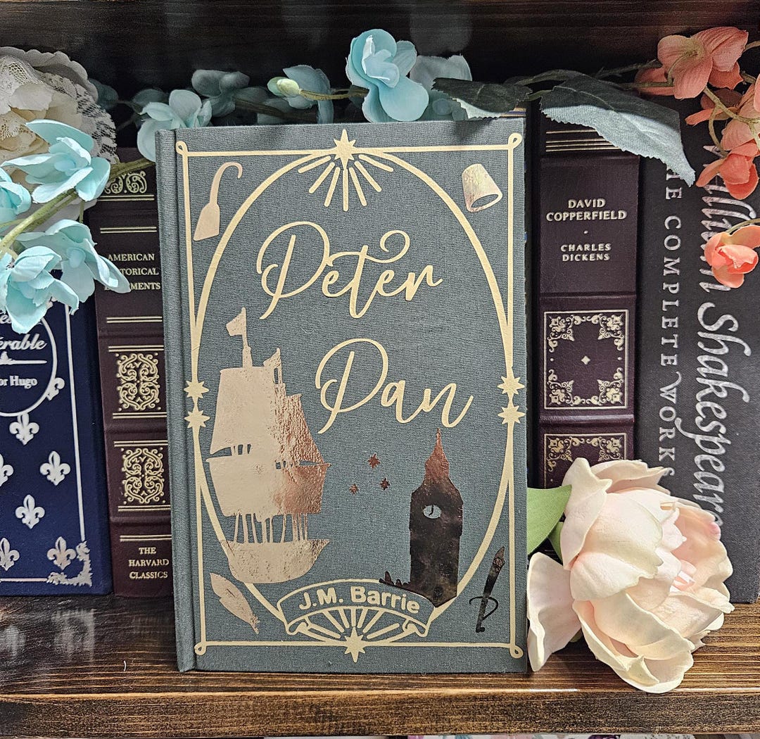 Peter Pan Typeset and Cover Image for Book, PDF and PNG, Digital ...