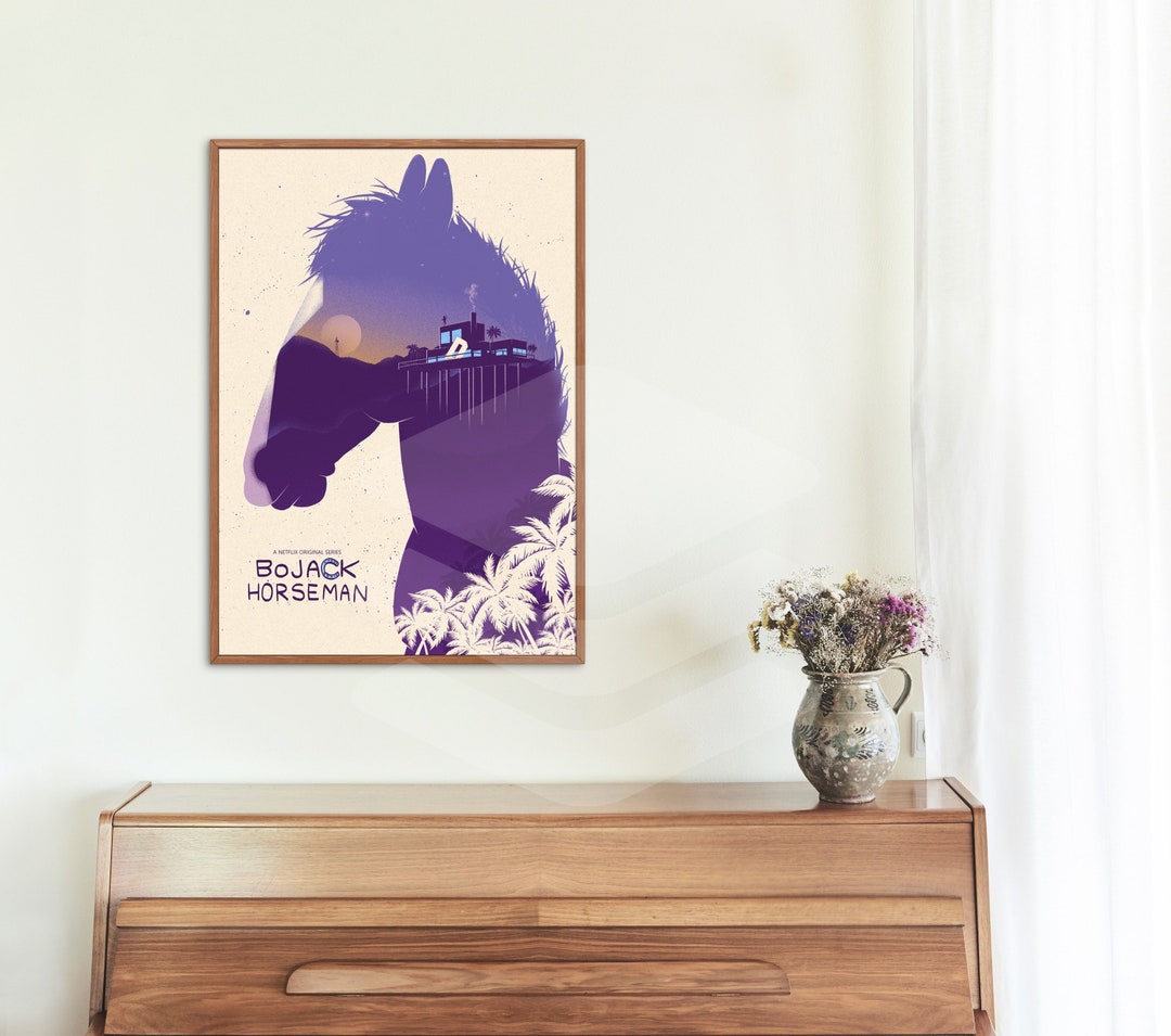 Bojack Horseman prints Poster Room Decor Wall Art Poster Gift - Etsy