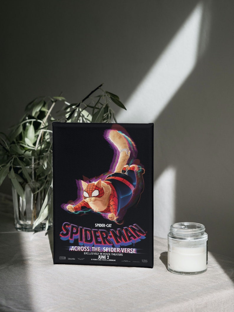 Spider Cat, Spider-man Across the Spider Verse Movie Poster, Spiderman ...