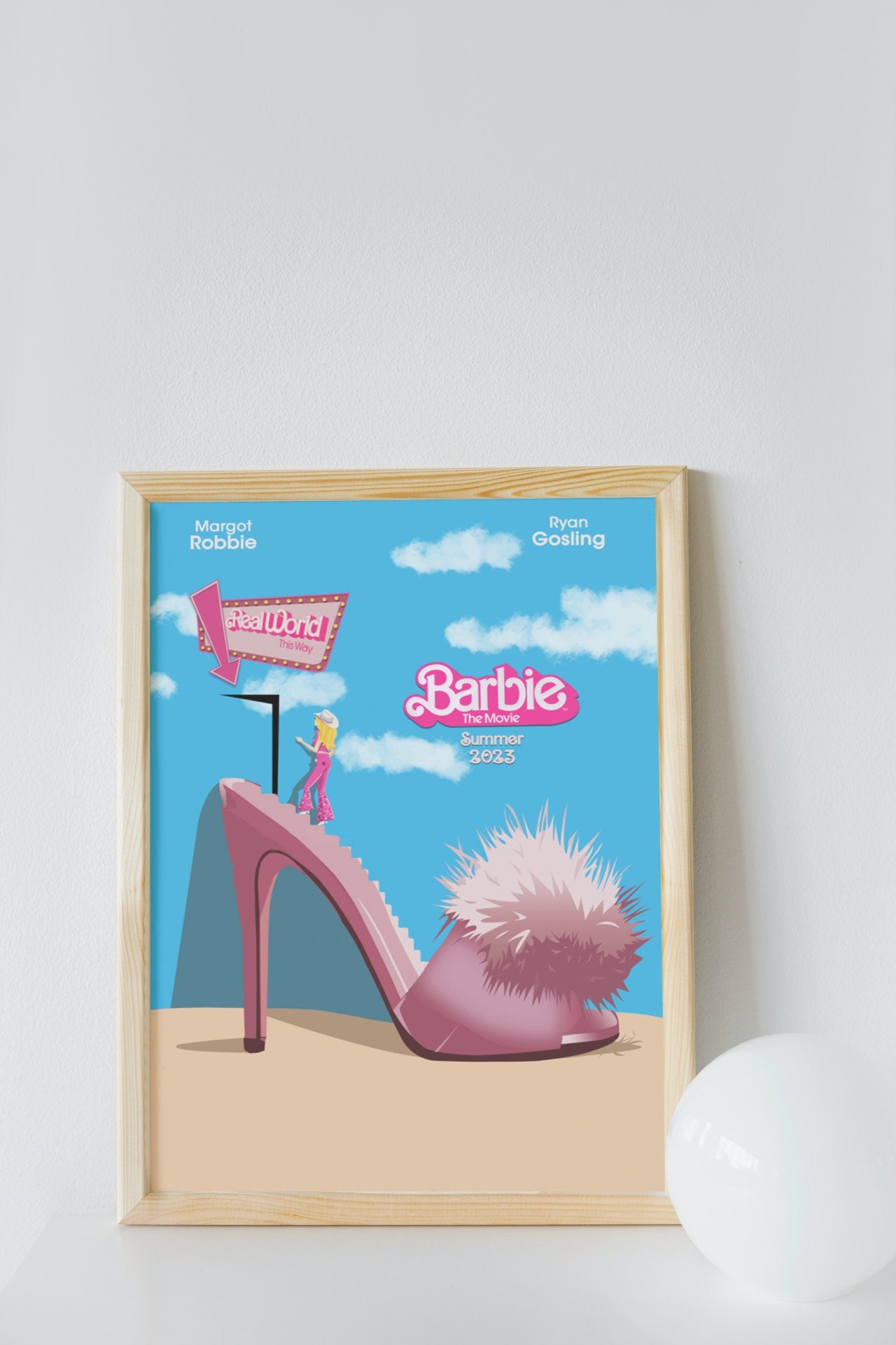 Margot Robbie Movie Poster Minimalist Movie Poster, Printable Wall Art ...