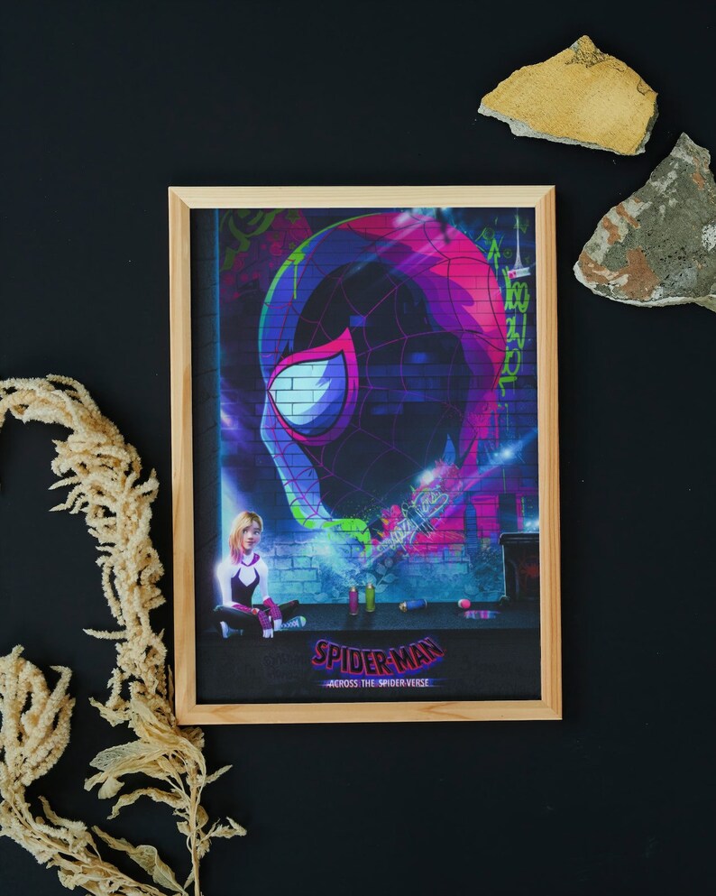 Spider-man Across The Spider Verse Movie Poster, Spiderman Print