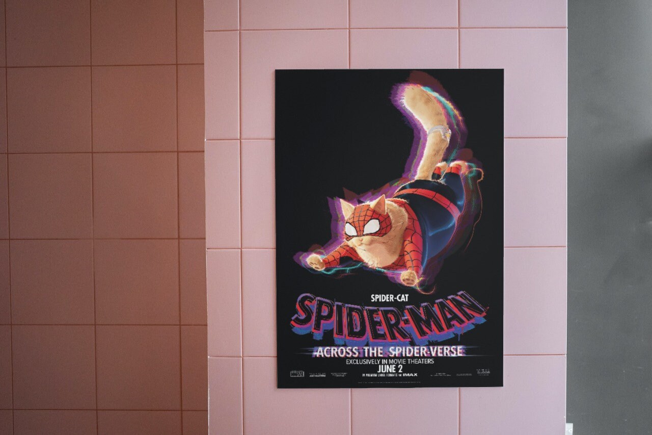 Spider Cat, Spider-man Across The Spider Verse Movie Poster, Spiderman ...