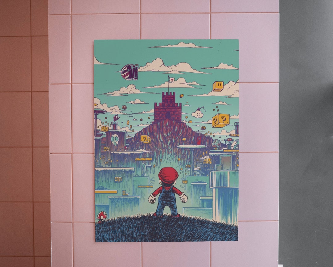 Super Mario Wall Art Super Mario Poster Print Super Mario - Etsy