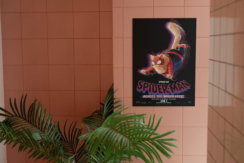 Spider Cat, Spider-man Across the Spider Verse Movie Poster, Spiderman ...