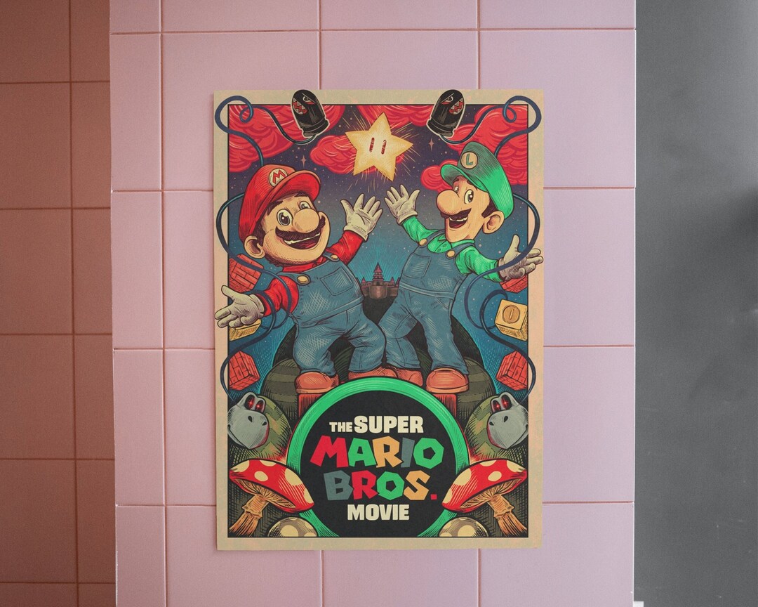Super Mario Wall Art Super Mario Poster Print Super Mario - Etsy