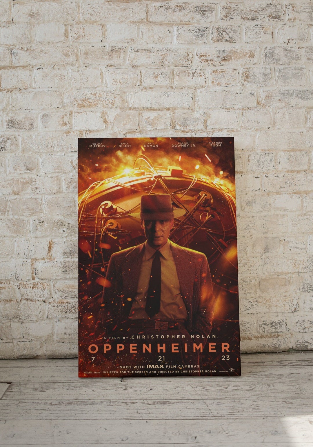 Oppenheimer Poster Christopher Nolan Movie Poster - Etsy UK