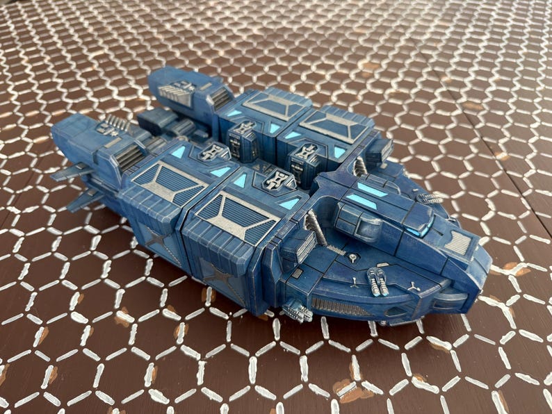 Battletech Miniature - PLA Painted - HEXTECH Borealis Dropship Mech Bay ...
